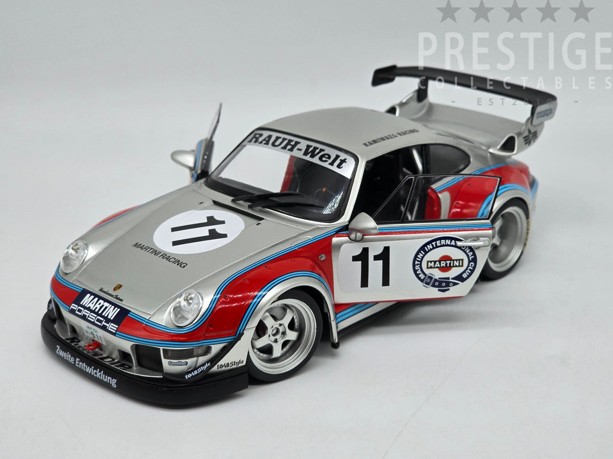 Solido 2020 Porsche 911 (993) RWB Rauh Welt Kamiwaza Martini Livery 1 ...