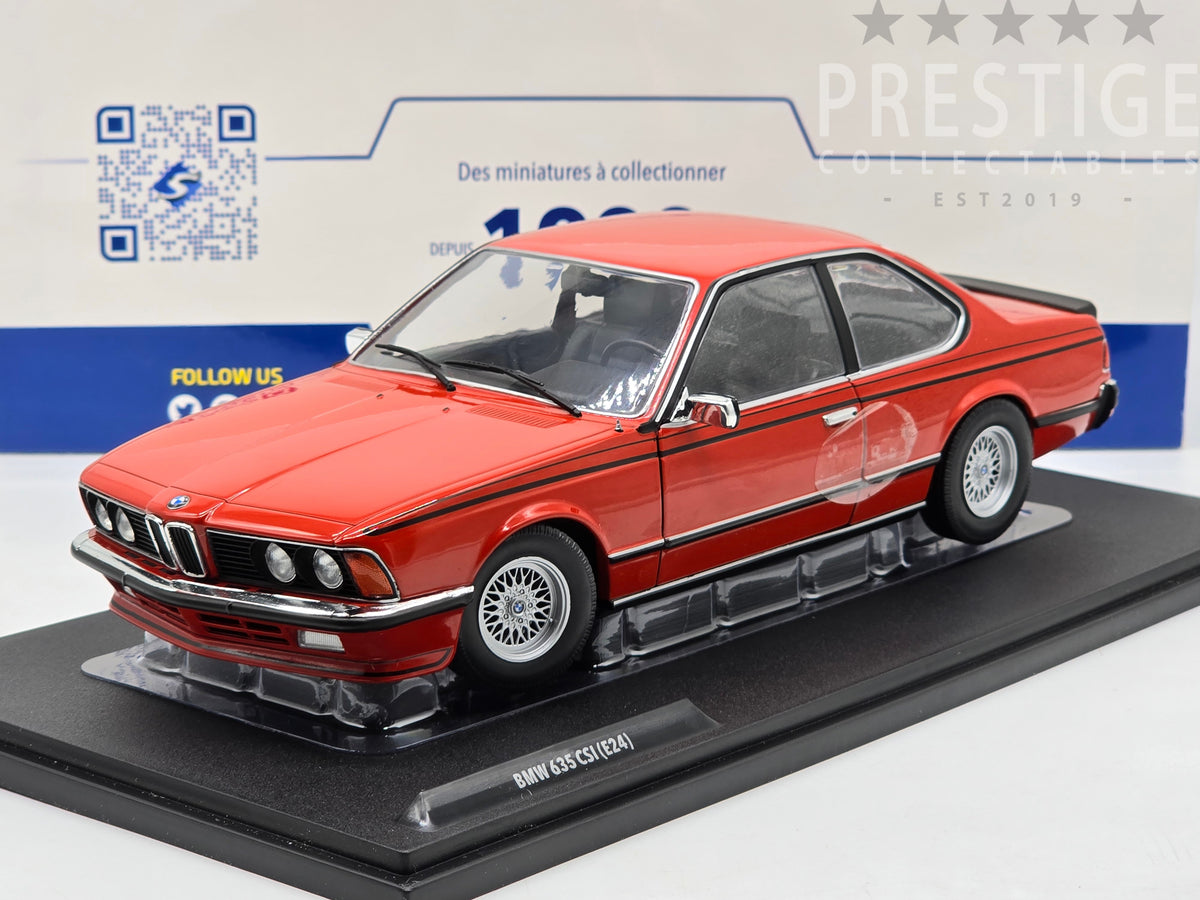 Solido 1984 BMW 635 CSI E24 Coupe Henna Red S1810301 1:18 Scale - New ...