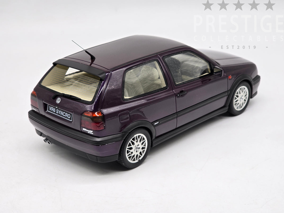 Ottomobile 1995 Volkswagen Golf Mk3 VR6 Syncro Purple OT1052 1:18 - Ne ...