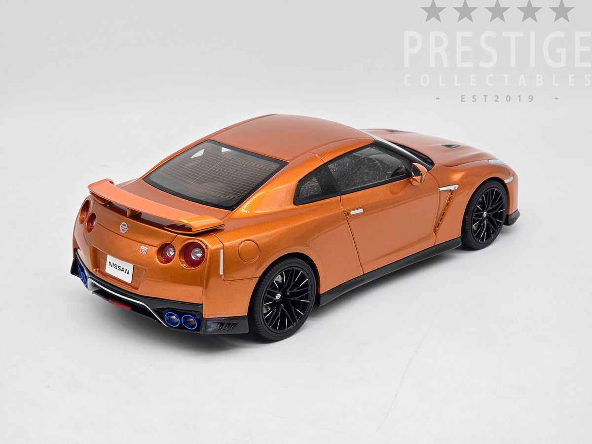 Kyosho 2020 Nissan R35 GT-R Blaze Metallic Orange 1:18 Scale Model Car ...