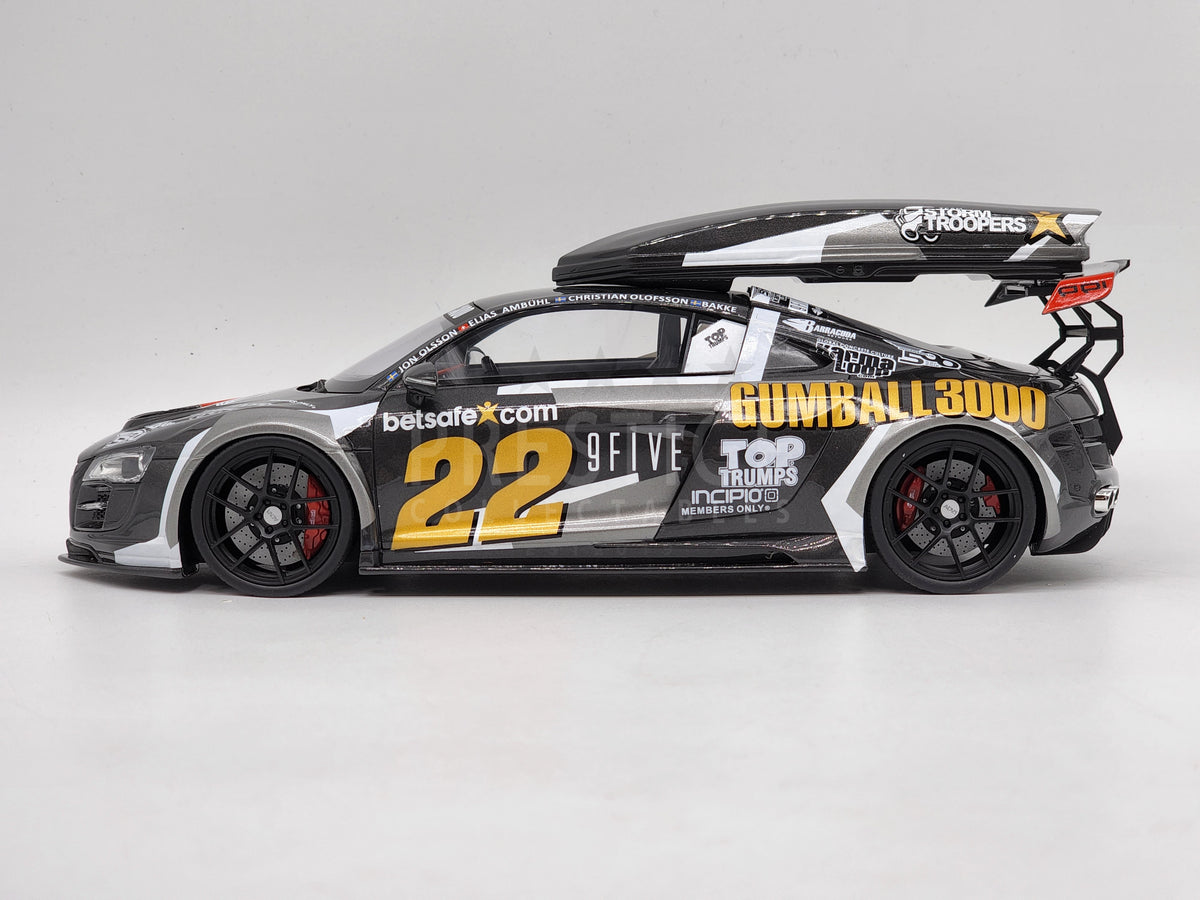 GT Spirit Audi R8 V10 FSI Jon Olsson Gumball Rally GT386 1:18 Scale ...