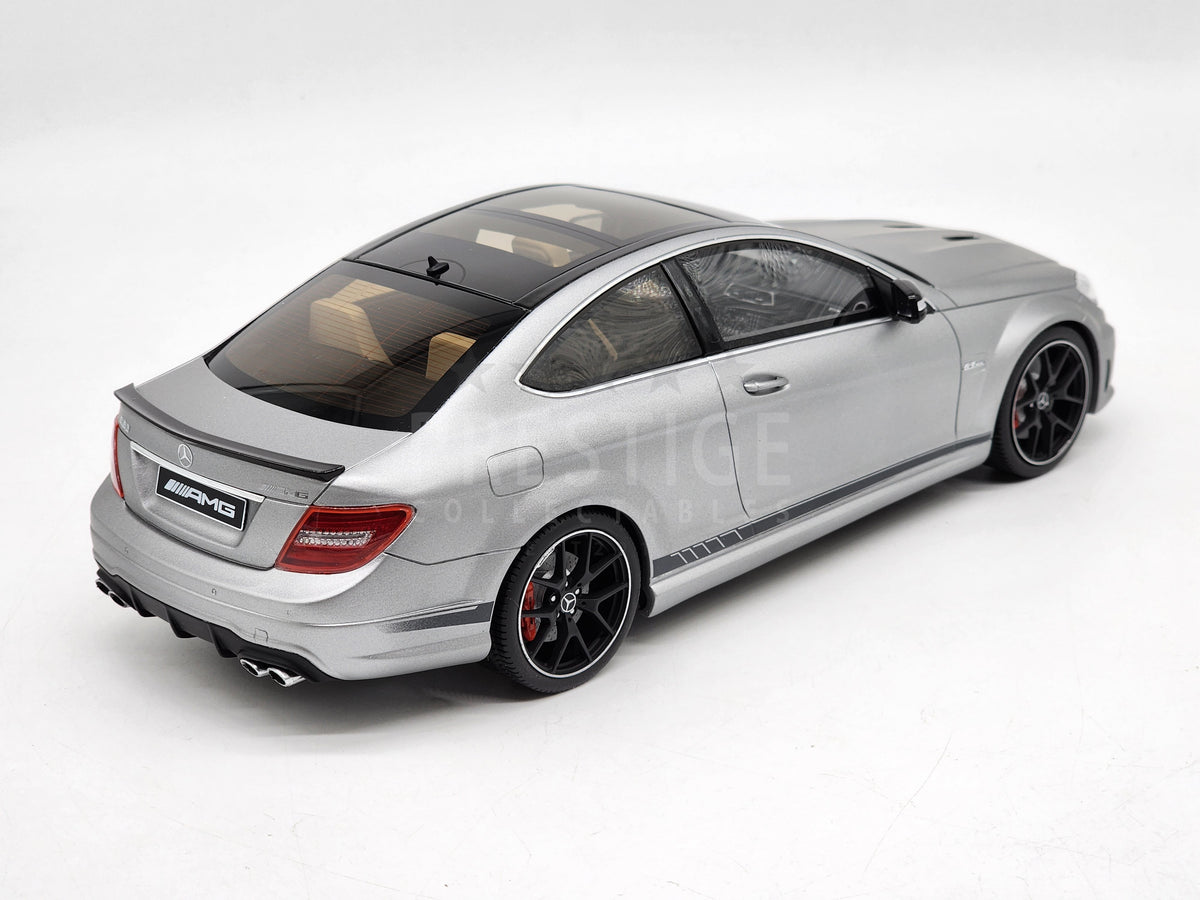 GT Spirit 2014 Mercedes Benz C63 AMG Edition 507 Designo Platinum Magn ...
